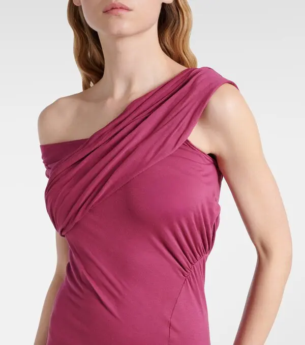 Rick Owens Sahara Asymmetric Gown - White