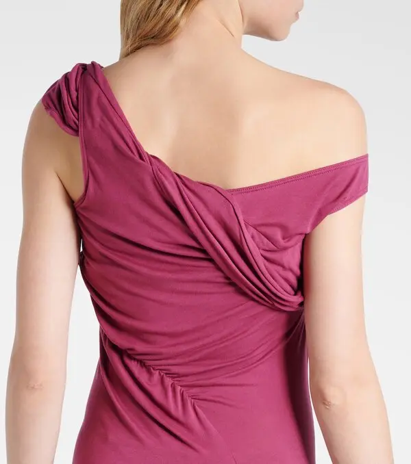 Rick Owens Sahara Asymmetric Gown - White