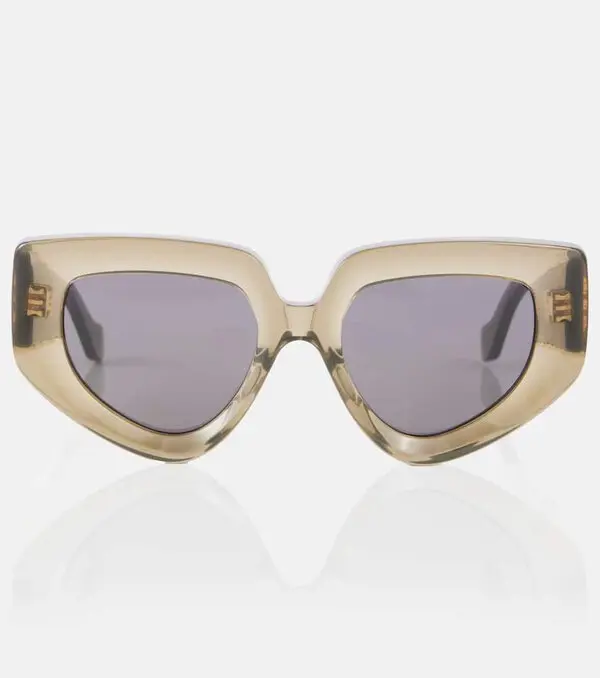 Loewe Anagram Cat-eye Sunglasses - Green
