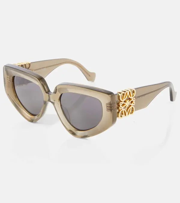 Loewe Anagram Cat-eye Sunglasses - Green