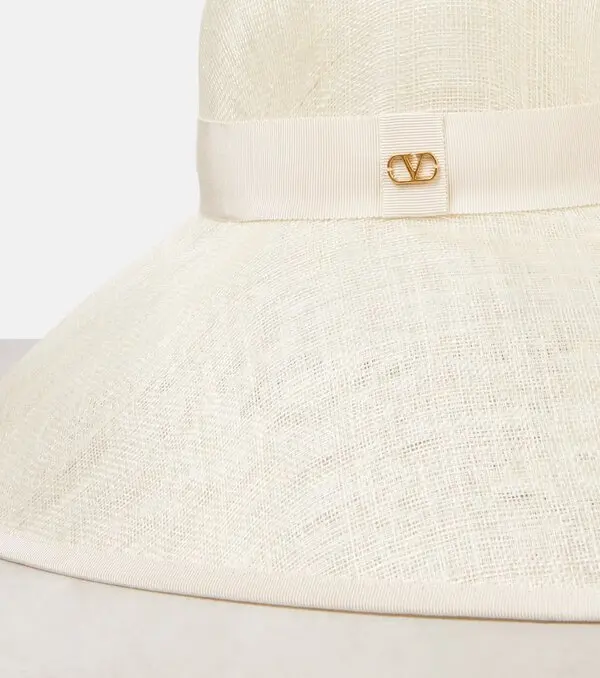 Valentino Garavani Vlogo Hemp Sun Hat