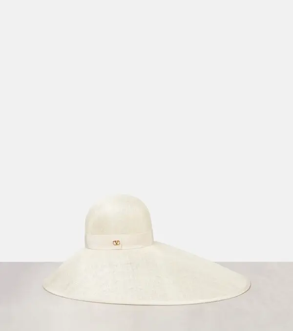Valentino Garavani Vlogo Hemp Sun Hat