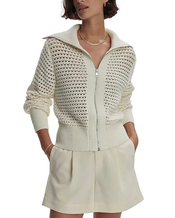 Varley Eloise Knit Cardigan - Egret