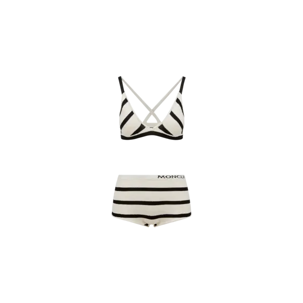 Moncler Striped Bouclé Bikini - Multicolor