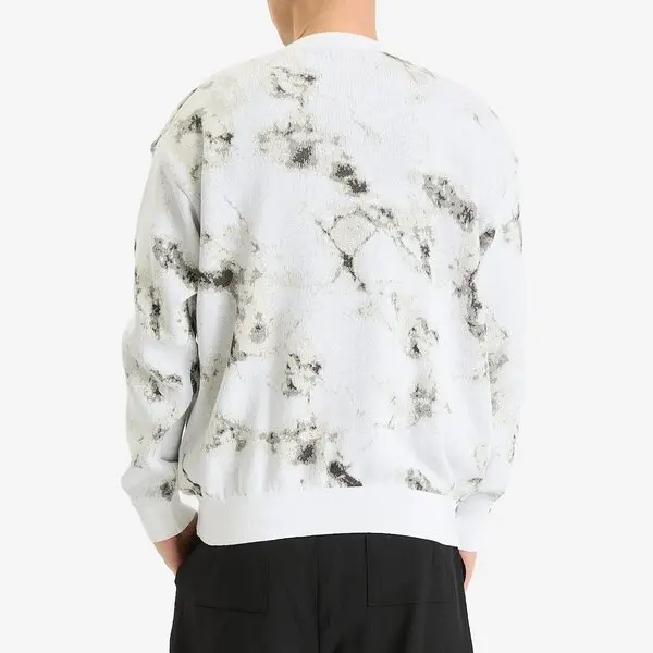 UNIFORM EXPERIMENT Marble Jacquard Knit Sweater