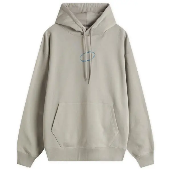 UNIFORM EXPERIMENT Loop Logo Hoodie - Light Gray