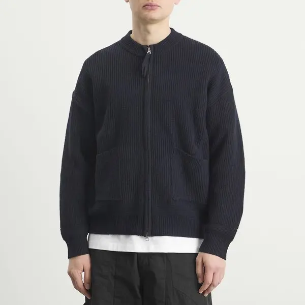 FRIZMWORKS Deck Zip-up Cardigan - Navy