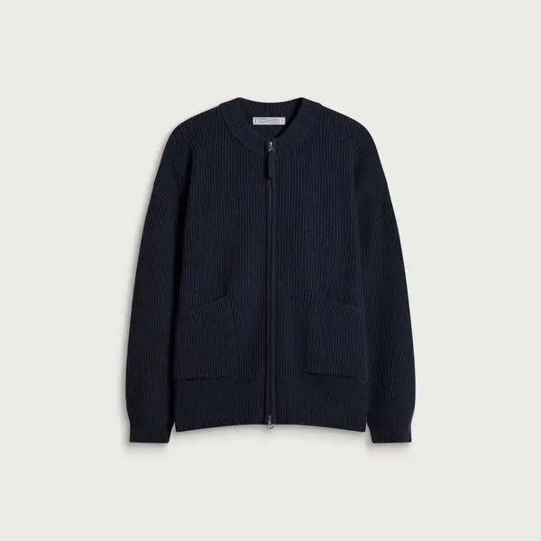 FRIZMWORKS Deck Zip Up Cardigan - Navy
