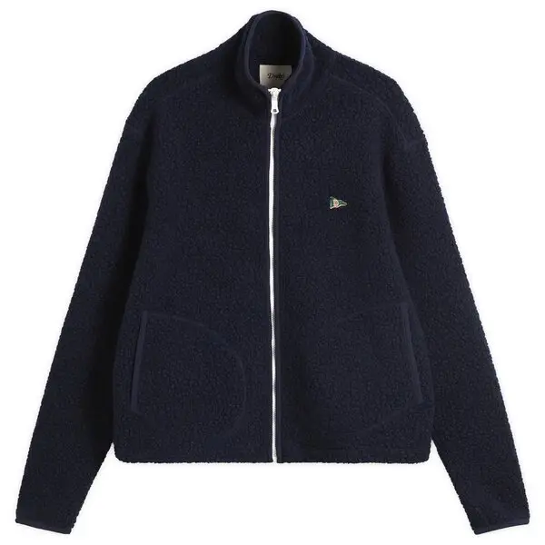 DRAKE'S Boucle Wool Fleece Jacket