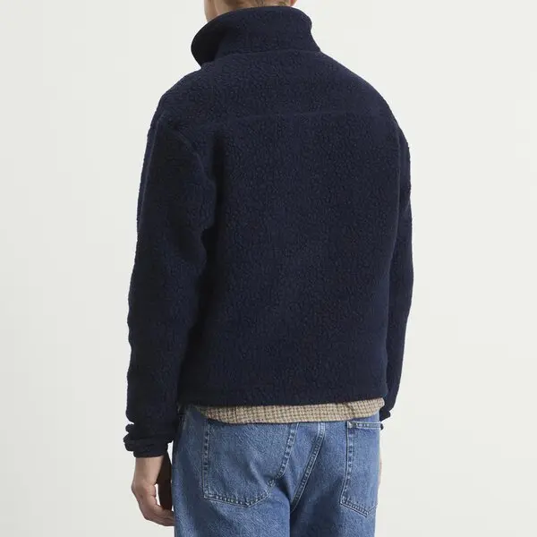 DRAKE'S Boucle Wool Fleece Jacket