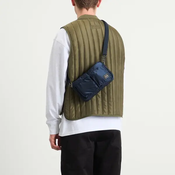 PORTER-YOSHIDA & CO Tanker Shoulder Bag - Navy
