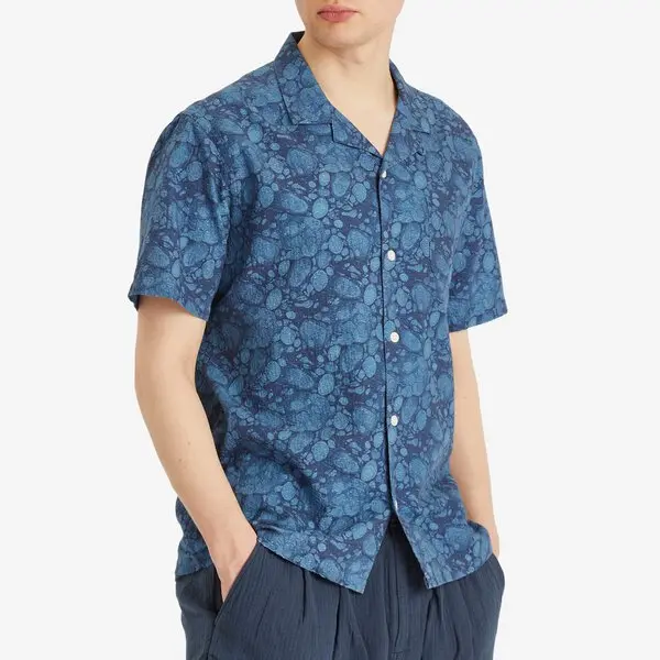 KESTIN Crammond Marble Print Shirt