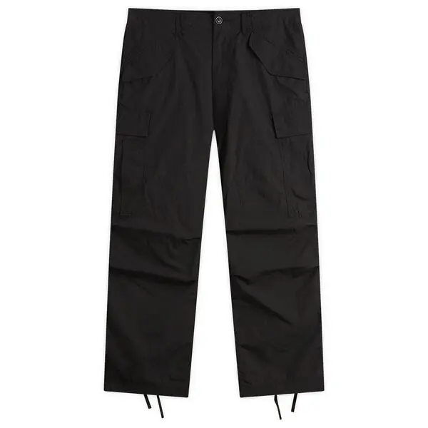 BEAMS Big 6 Pocket Cargo Pants - Black