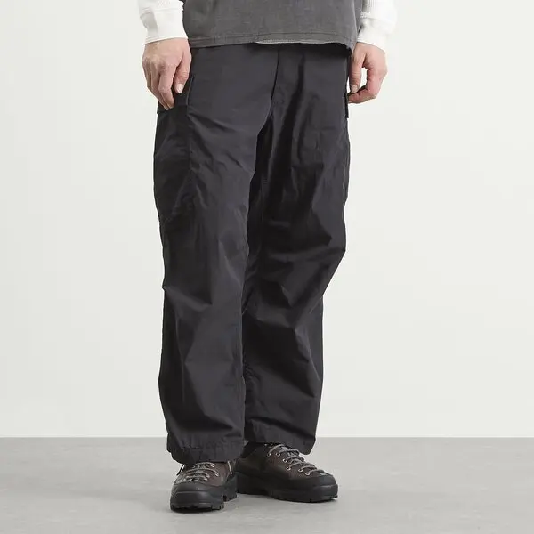 BEAMS Big 6 Pocket Cargo Pants - Black
