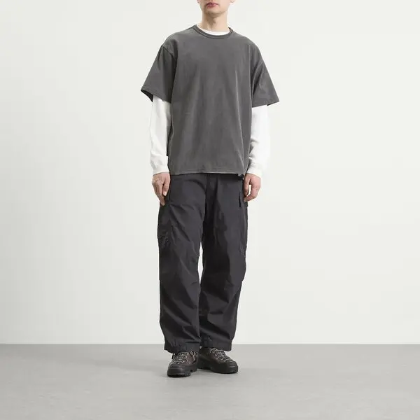 BEAMS Big 6 Pocket Cargo Pants - Black