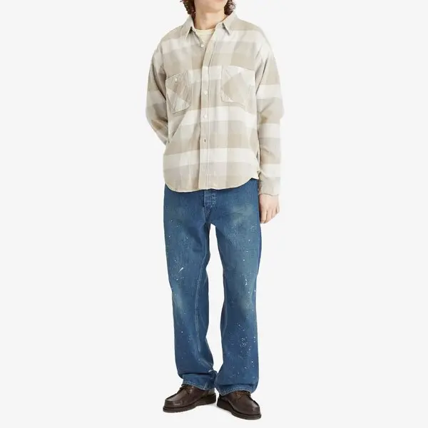 BEAMS Flannel Plaid Shirt