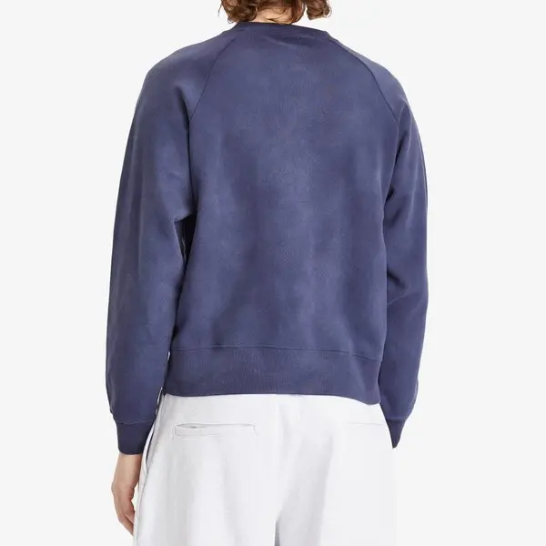 BEAMS Faded Print Raglan Sweat