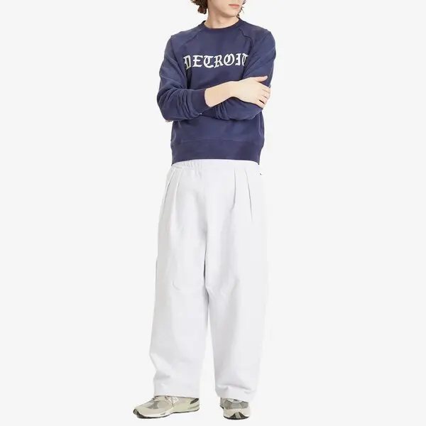 BEAMS Faded Print Raglan Sweat