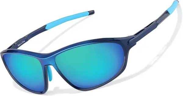 Zenni Wrap-around Full Rim Frame - Blue