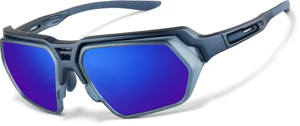 Zenni Wrap-around Full Rim Frame - Blue