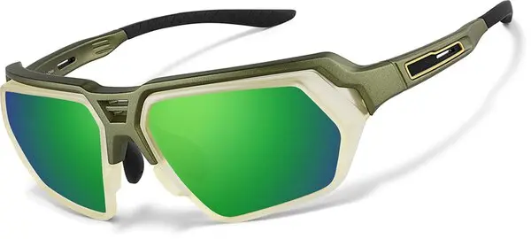 Zenni Wrap-around Full Rim Frame - Green