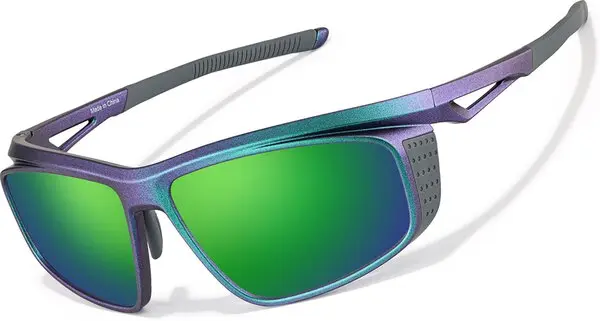 Zenni Wrap-around Full Rim Frame - Iridescent