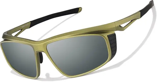 Zenni Wrap-around Full Rim Frame - Olive Green
