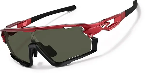 Zenni Wrap-around Full Rim Frame - Red