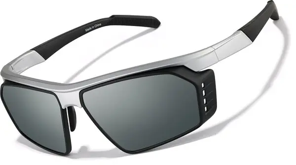 Zenni Wrap-around Full Rim Frame - Silver