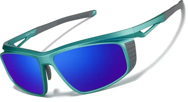 Zenni Wrap-around Full Rim Frame - Teal