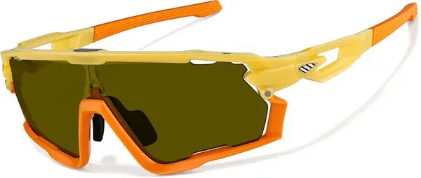 Zenni Wrap-around Full Rim Frame - Yellow