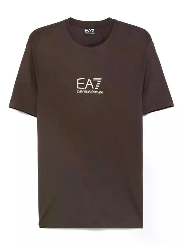 Emporio Armani Jersey Crew-neck T-shirt - Brown