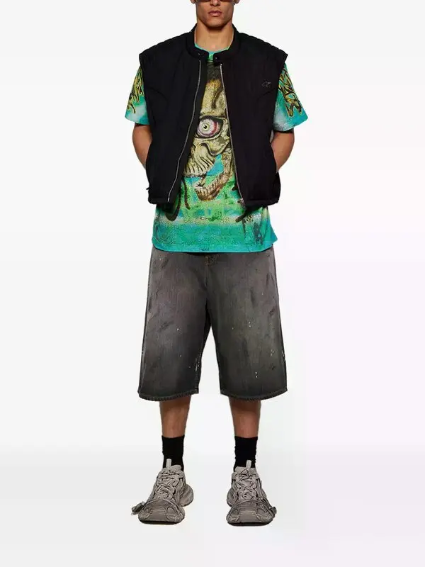 HELLSTAR Graphic-print T-shirt - Green
