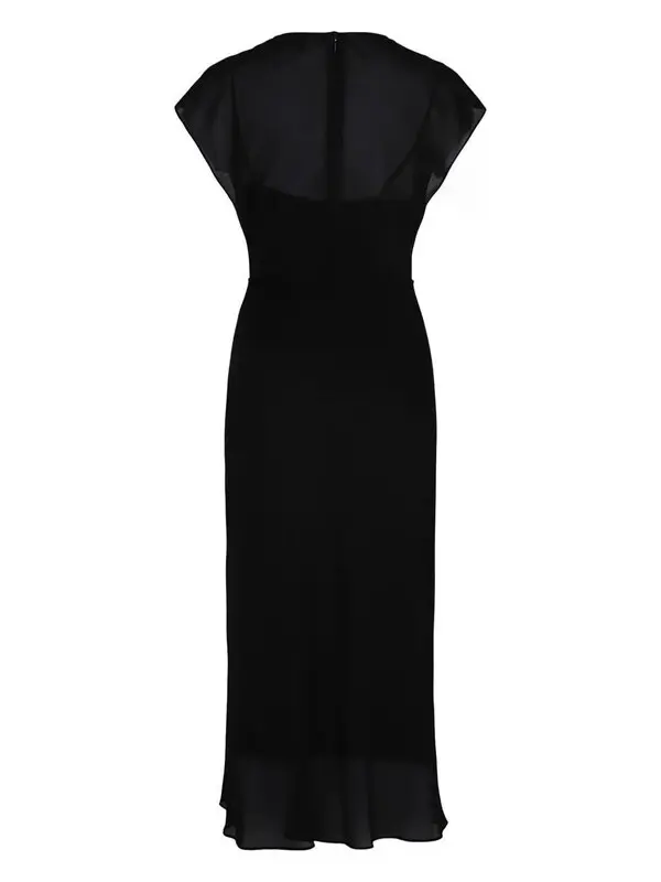 Calvin Klein Semi-sheer Midi Dress