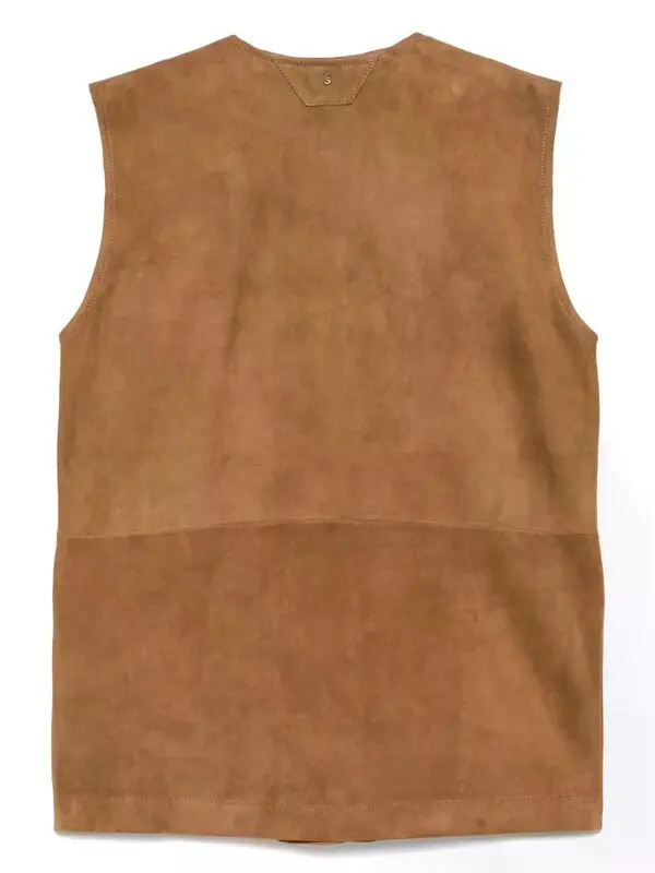 SALVATORE SANTORO Suede Gilet