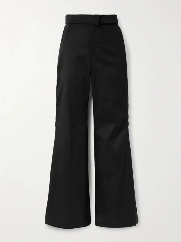 Sasuphi Elettra Cotton-twill Wide-leg Pants