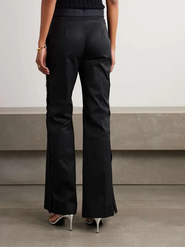 Sasuphi Elettra Cotton-twill Wide-leg Pants