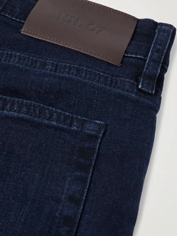 Nn07 Tony 1869 Slim-fit Straight-leg Organic Jeans - Blue
