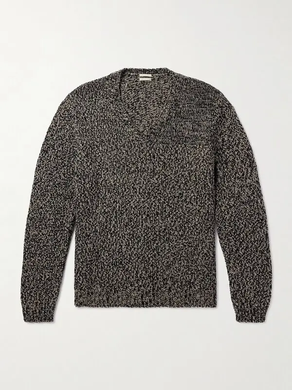 Massimo Alba Jacob Organic Cotton And Mulberry Silk-blend Sweater
