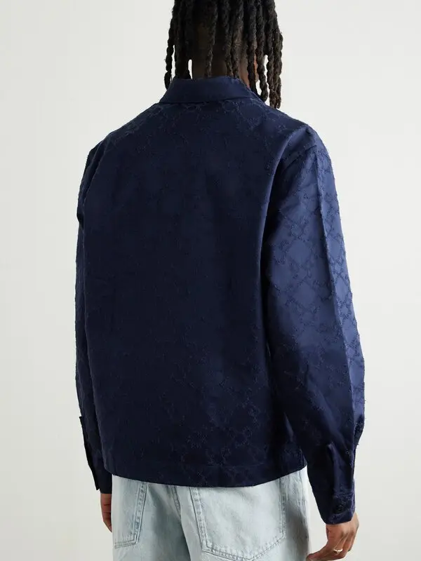 Givenchy Cotton-twill Jacquard Shirt