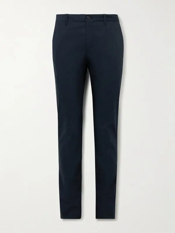 SLOWEAR Teknosartorial Slim-fit Cotton-blend Poplin Trousers