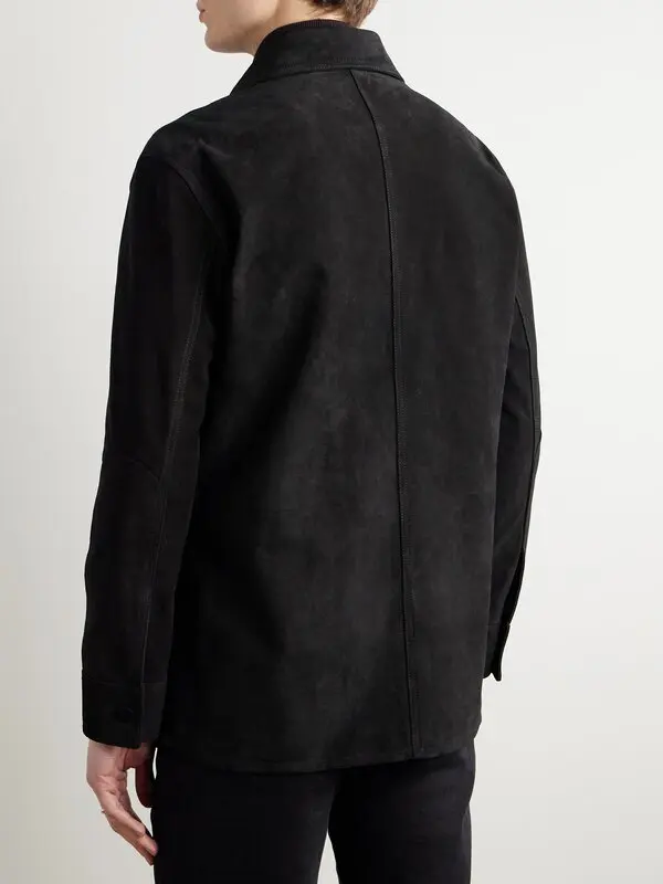 Gabriela Hearst Lucas Suede Overshirt