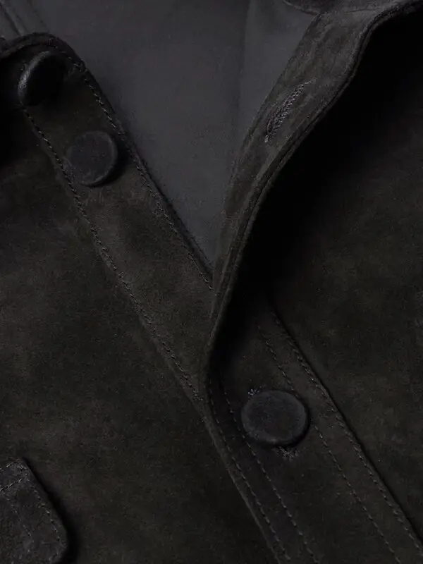 Gabriela Hearst Lucas Suede Overshirt