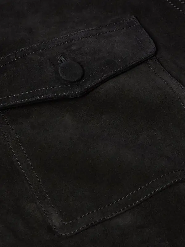 Gabriela Hearst Lucas Suede Overshirt