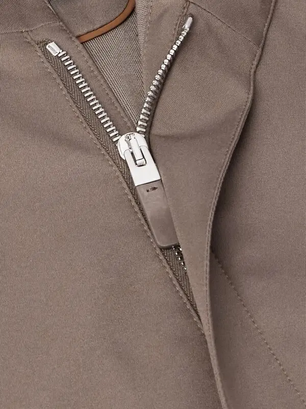 Zegna Slim-fit Shell Gilet - Brown
