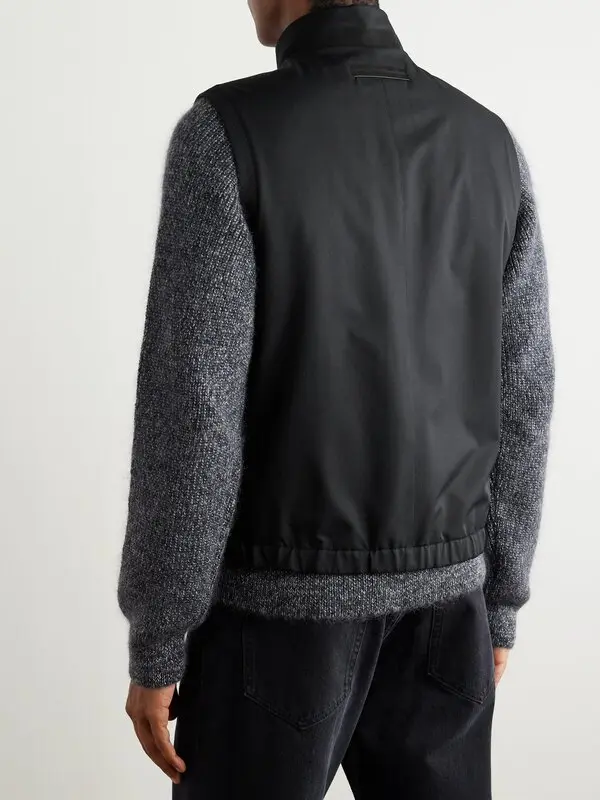 Zegna Slim-fit Shell Gilet - Black