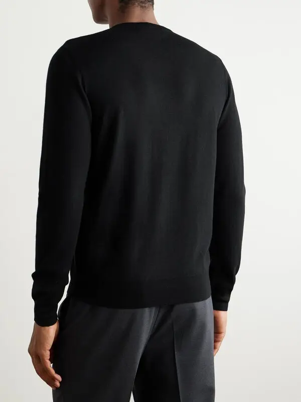 Ralph Lauren Purple Label Cashmere Sweater - Black