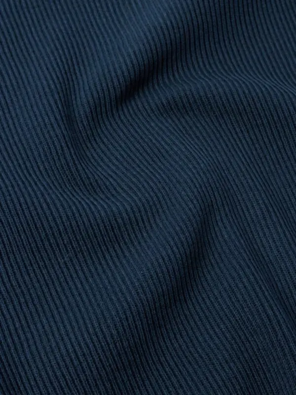 Nn07 Kevin 6600 Ribbed Organic Cotton Sweater - Blue