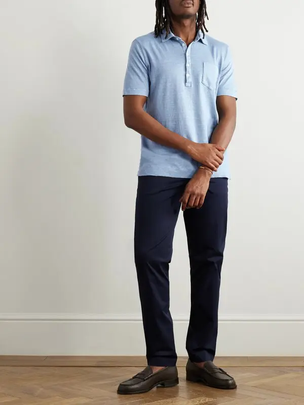 Massimo Alba Linen And Cotton-blend Polo Shirt