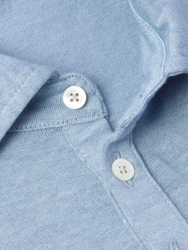 Massimo Alba Linen And Cotton-blend Polo Shirt